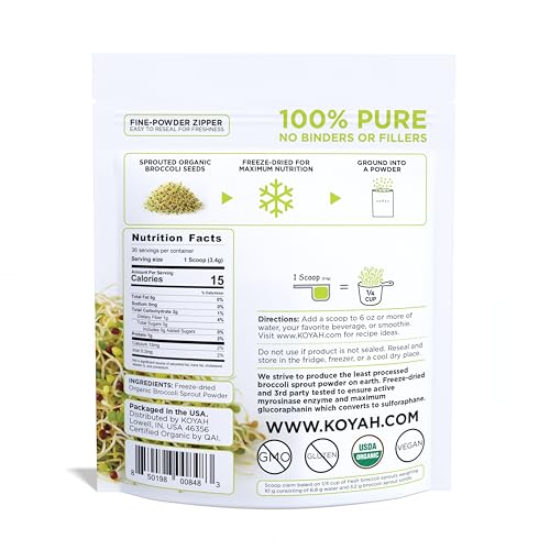 nutritious organic sprout powder