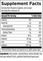 nutritious pea protein for athletes