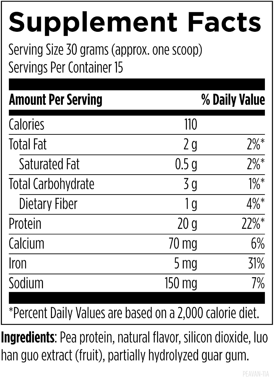 nutritious pea protein for athletes