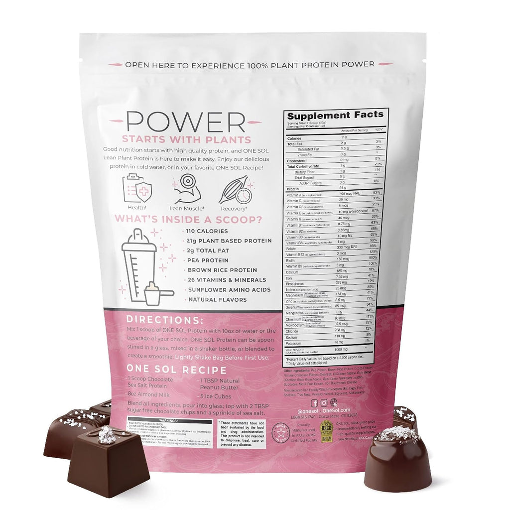 nutritious pea protein powder blend