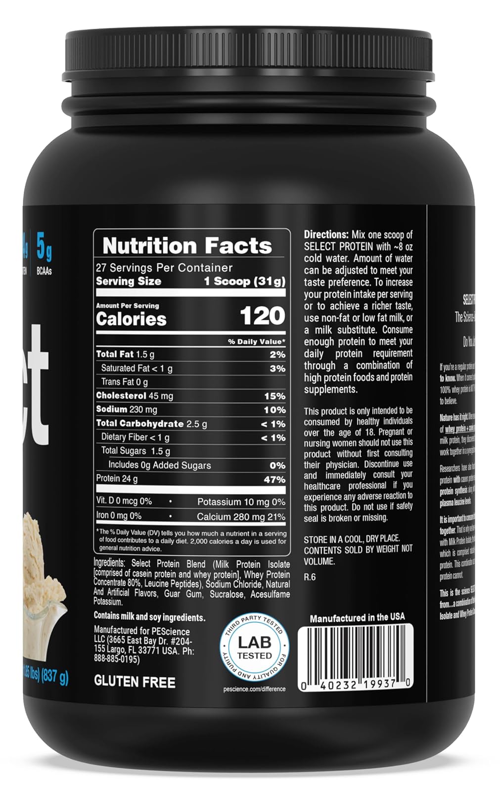 Nutritious pea protein powder