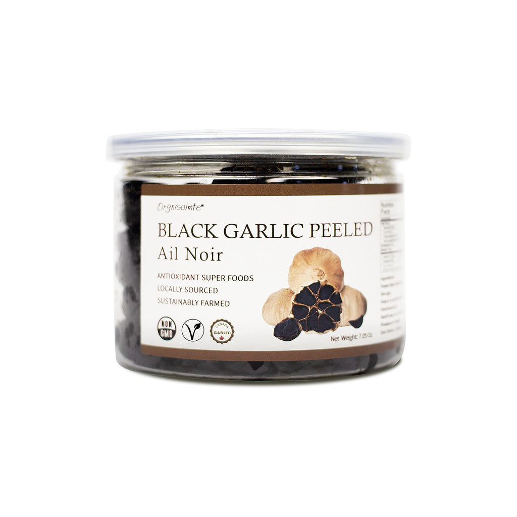 nutritious peeled black garlic