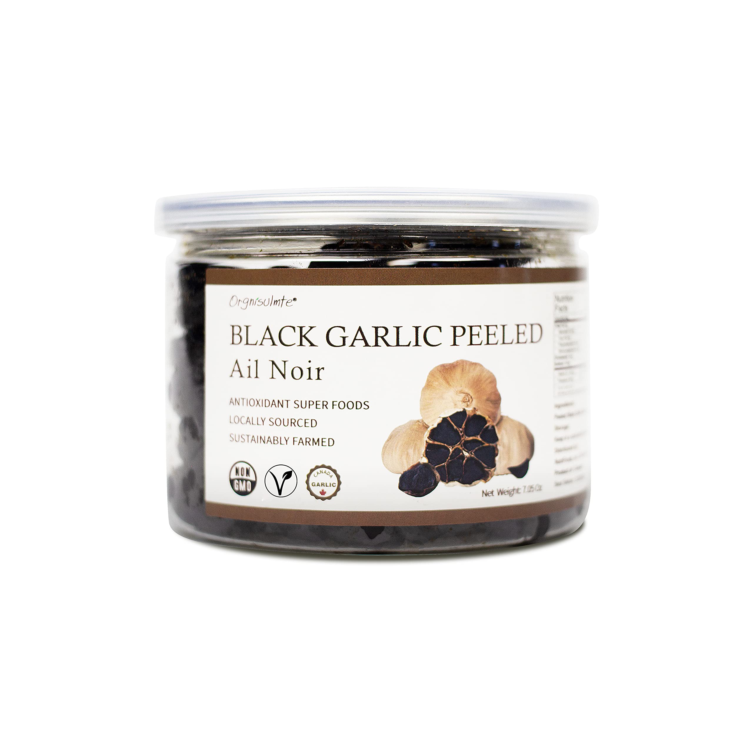 nutritious peeled black garlic