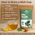 nutritious pine needle herbal infusion