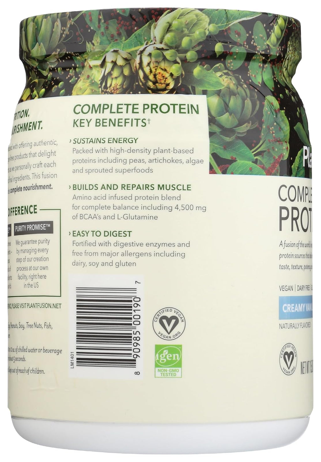 nutritious plant based protein blend