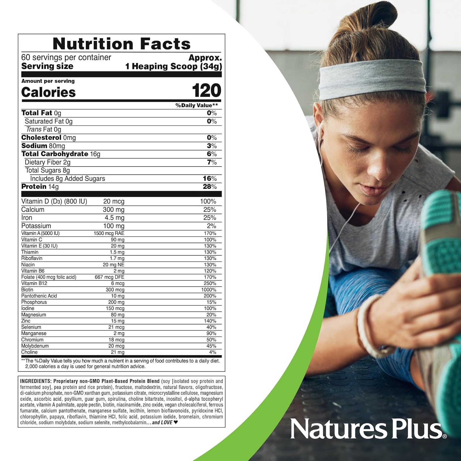 nutritious plant-based protein blend