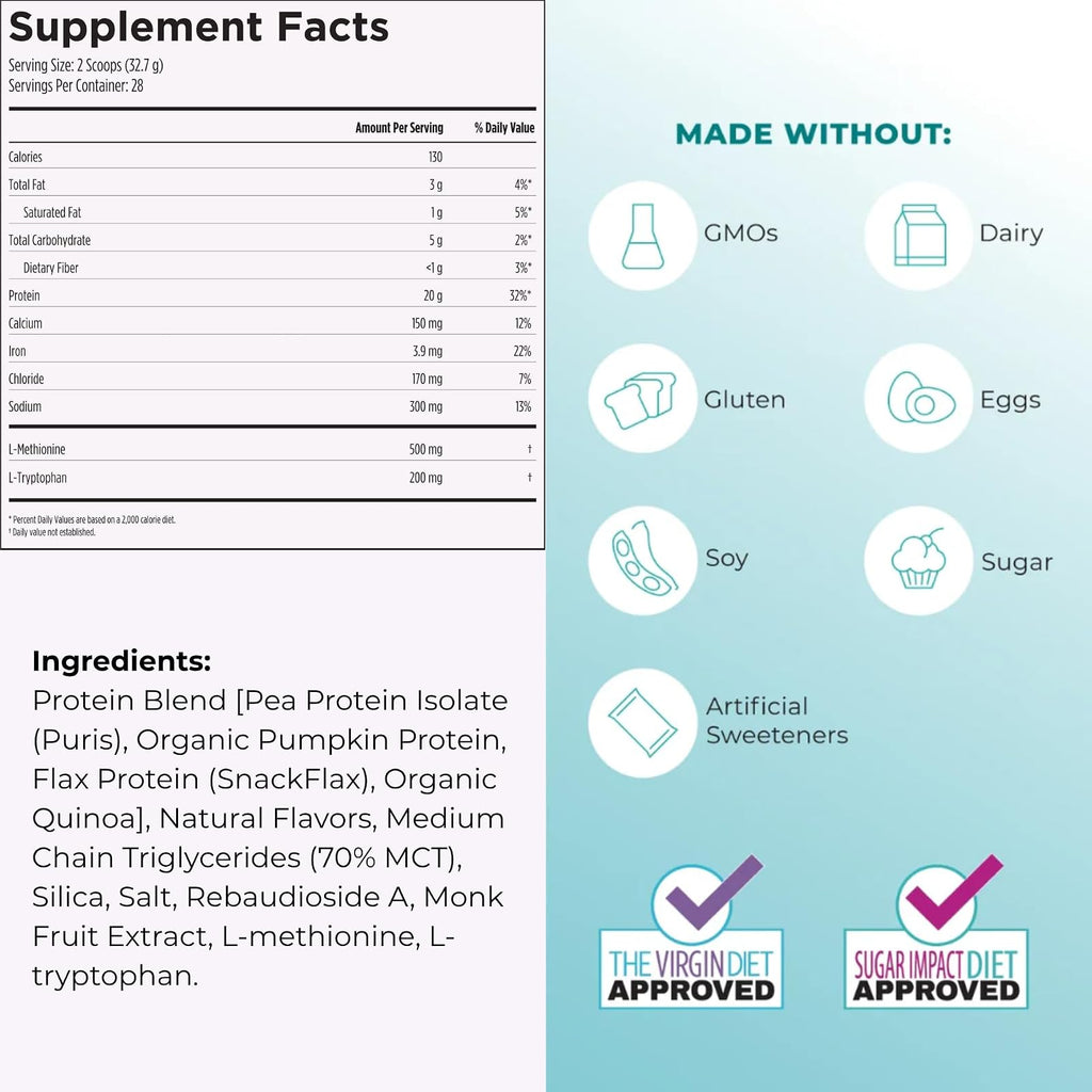nutritious plant based protein powder