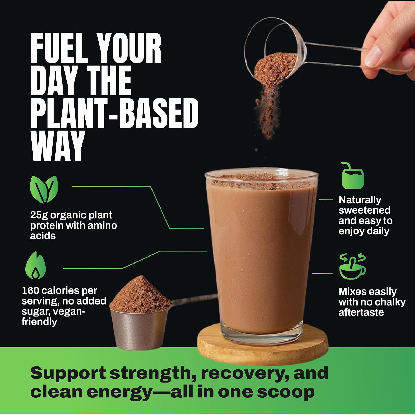 nutritious plant based protein shake