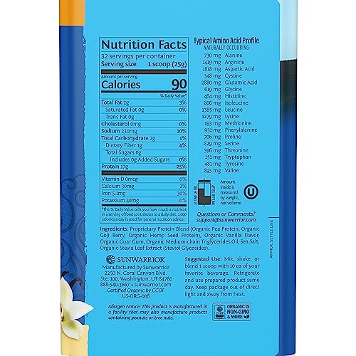 nutritious plant based protein supplement