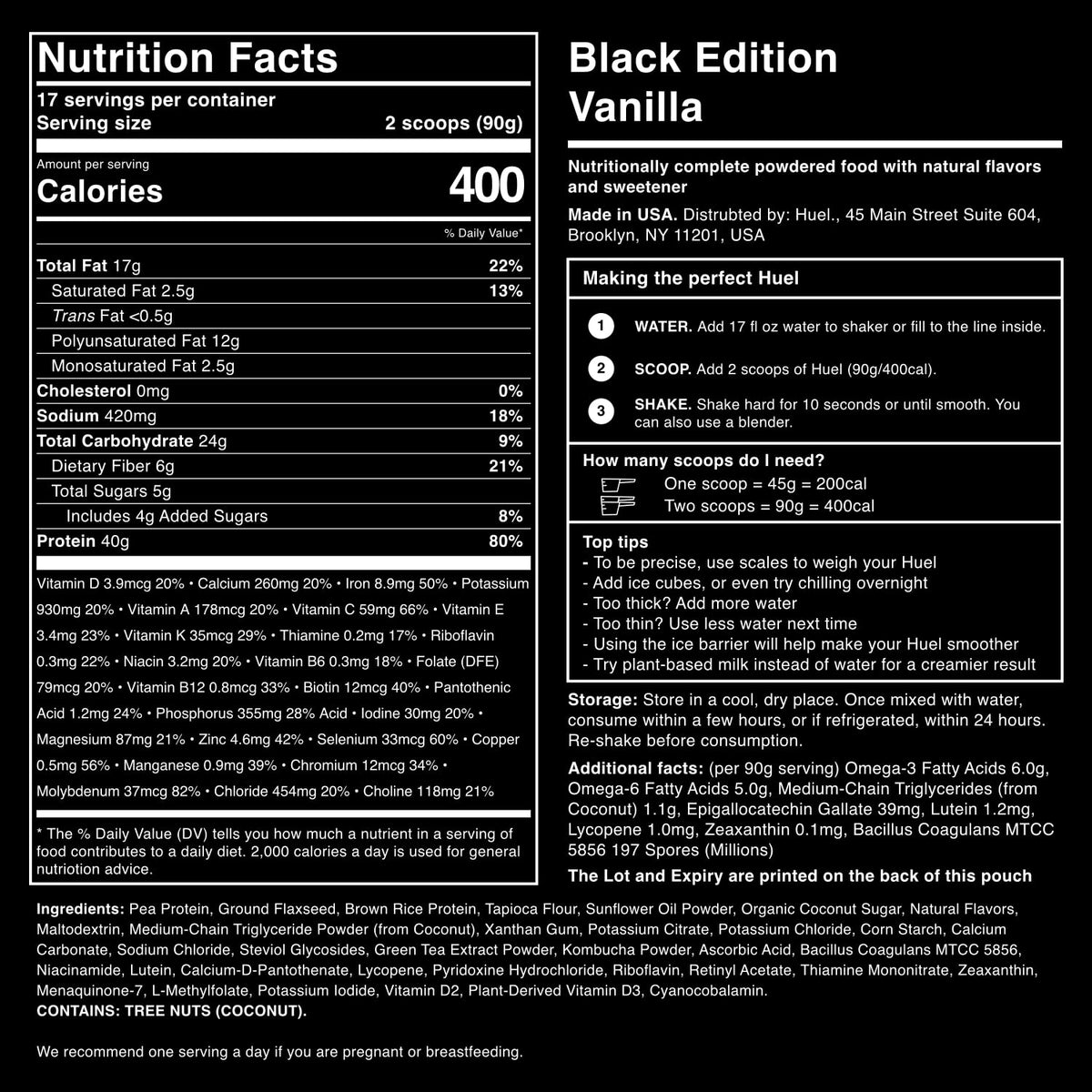 nutritious plant protein blend