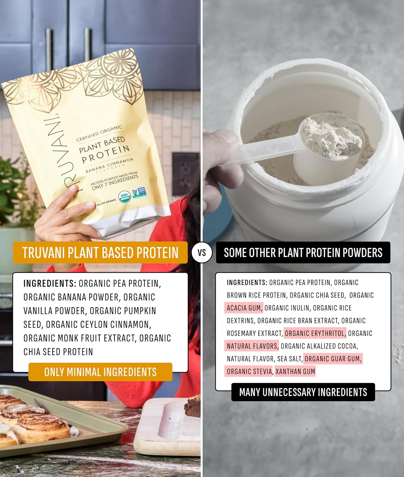 nutritious plant protein for baking