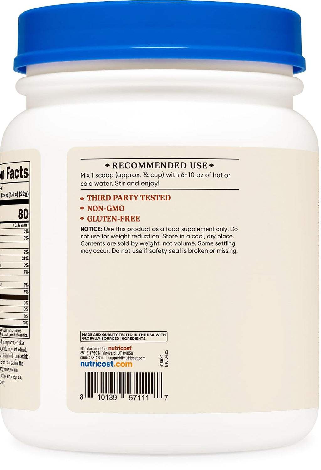 nutritious plant protein supplement