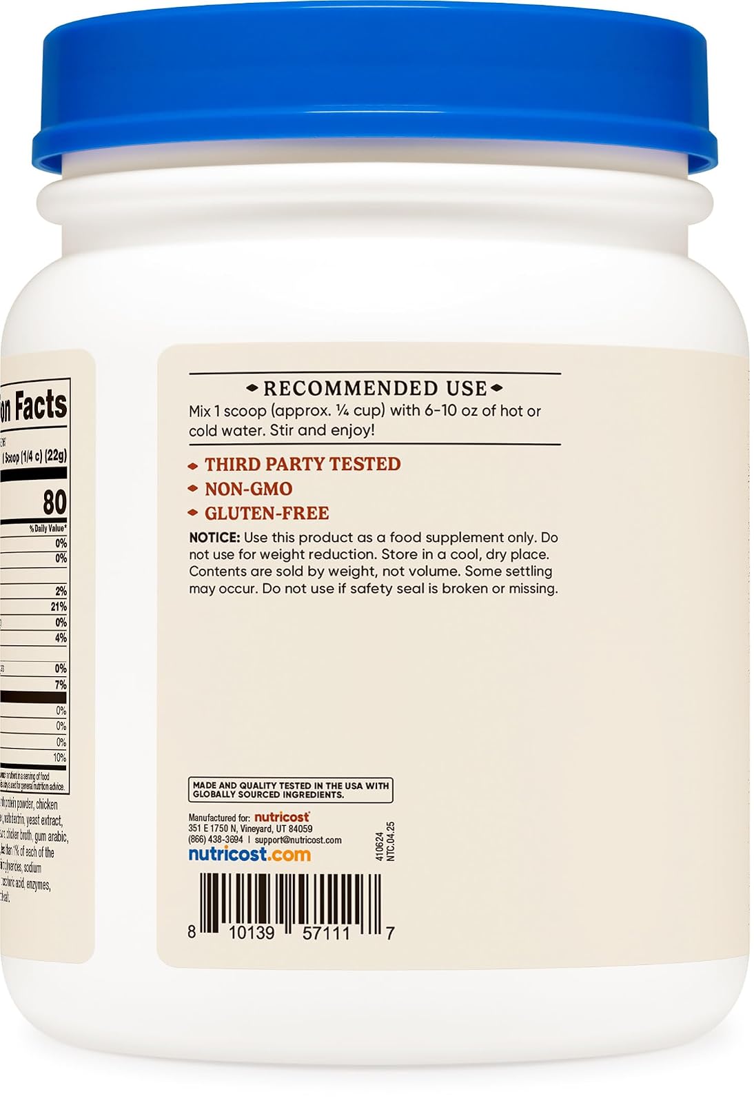 nutritious plant protein supplement