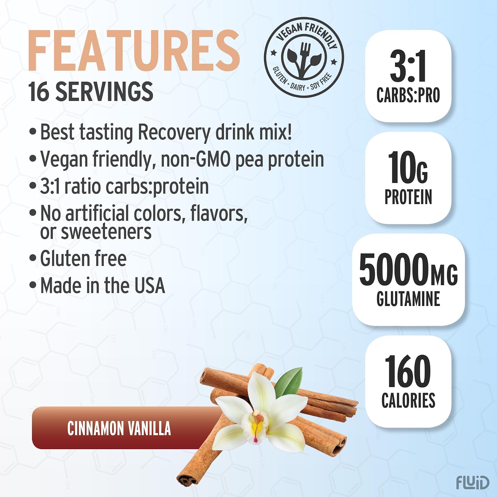 nutritious post-exercise drink mix