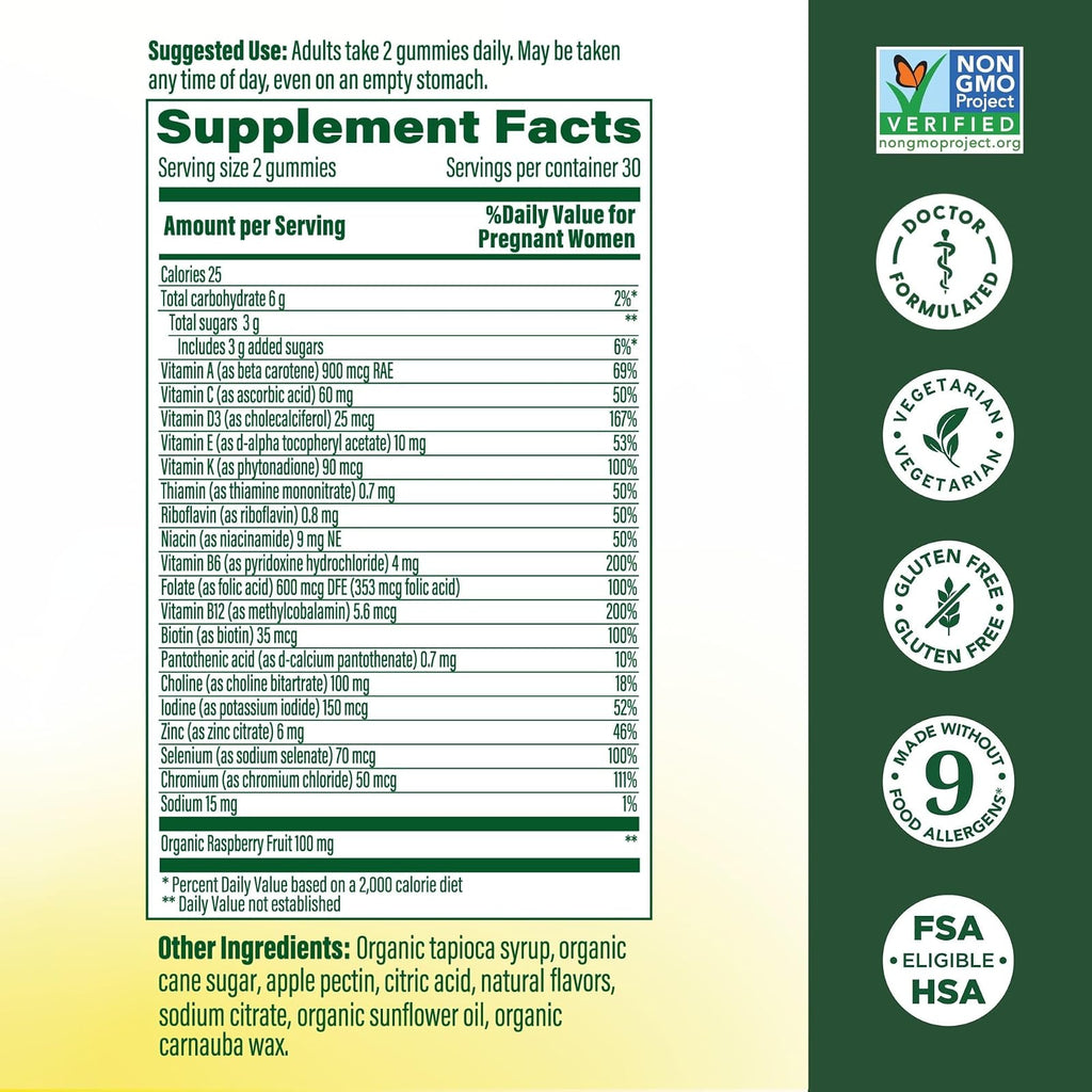 nutritious prenatal vitamins for pregnancy