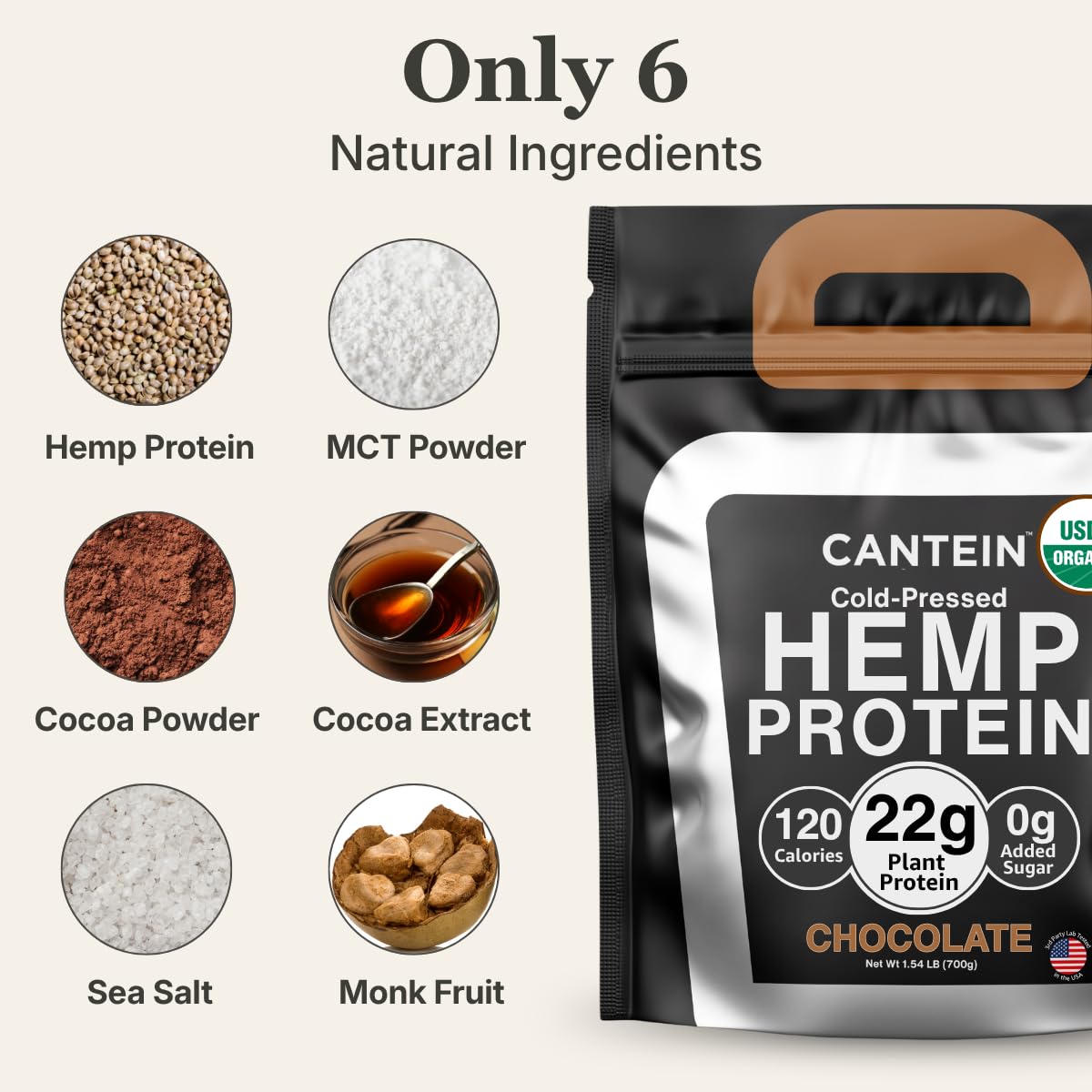 nutritious protein bars with hemp