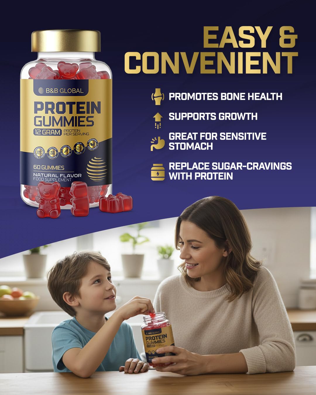 nutritious protein gummies for energy boost