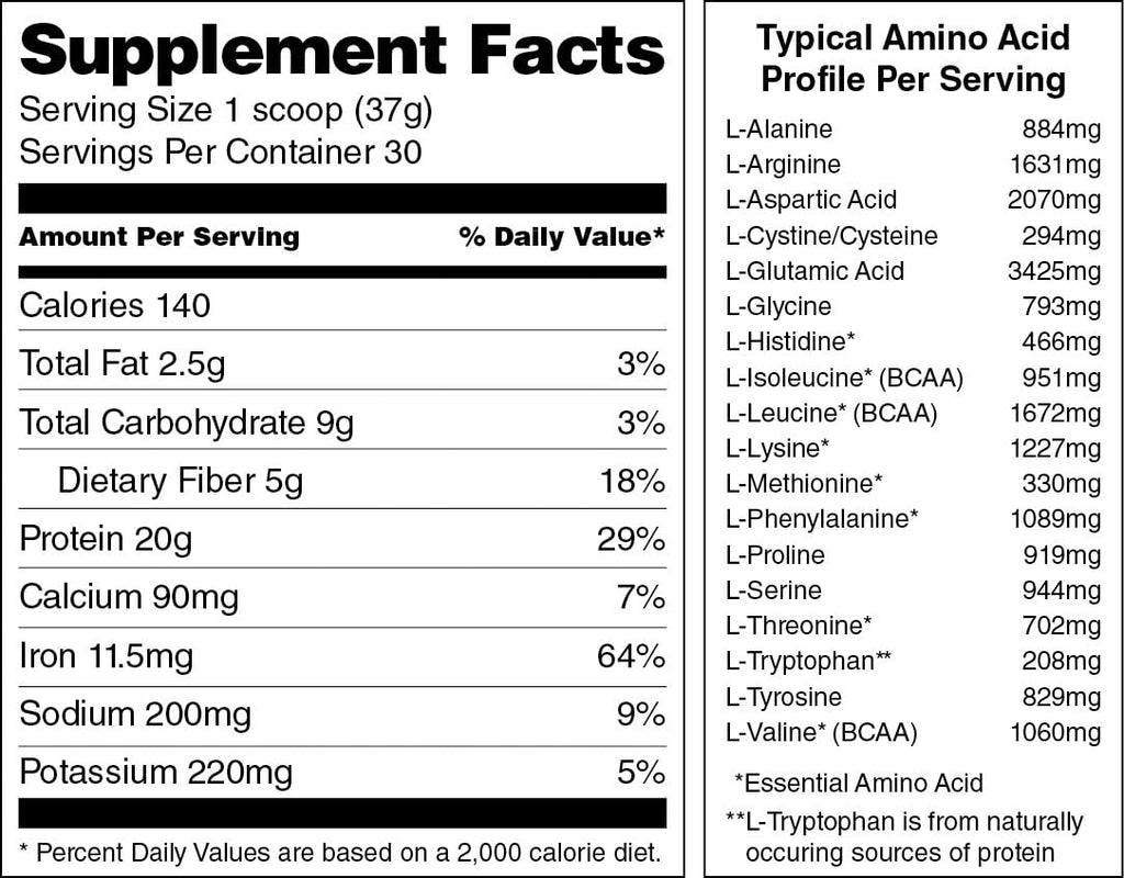 nutritious protein powder for baking