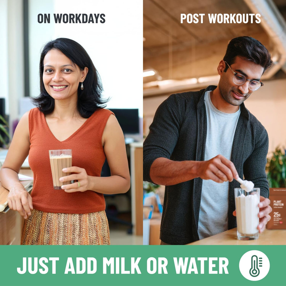 Nutritious protein powder for baking