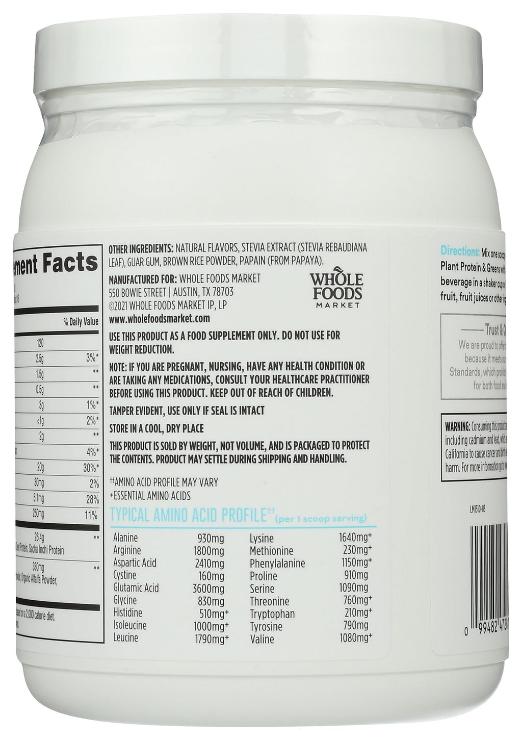 nutritious protein powder for energy