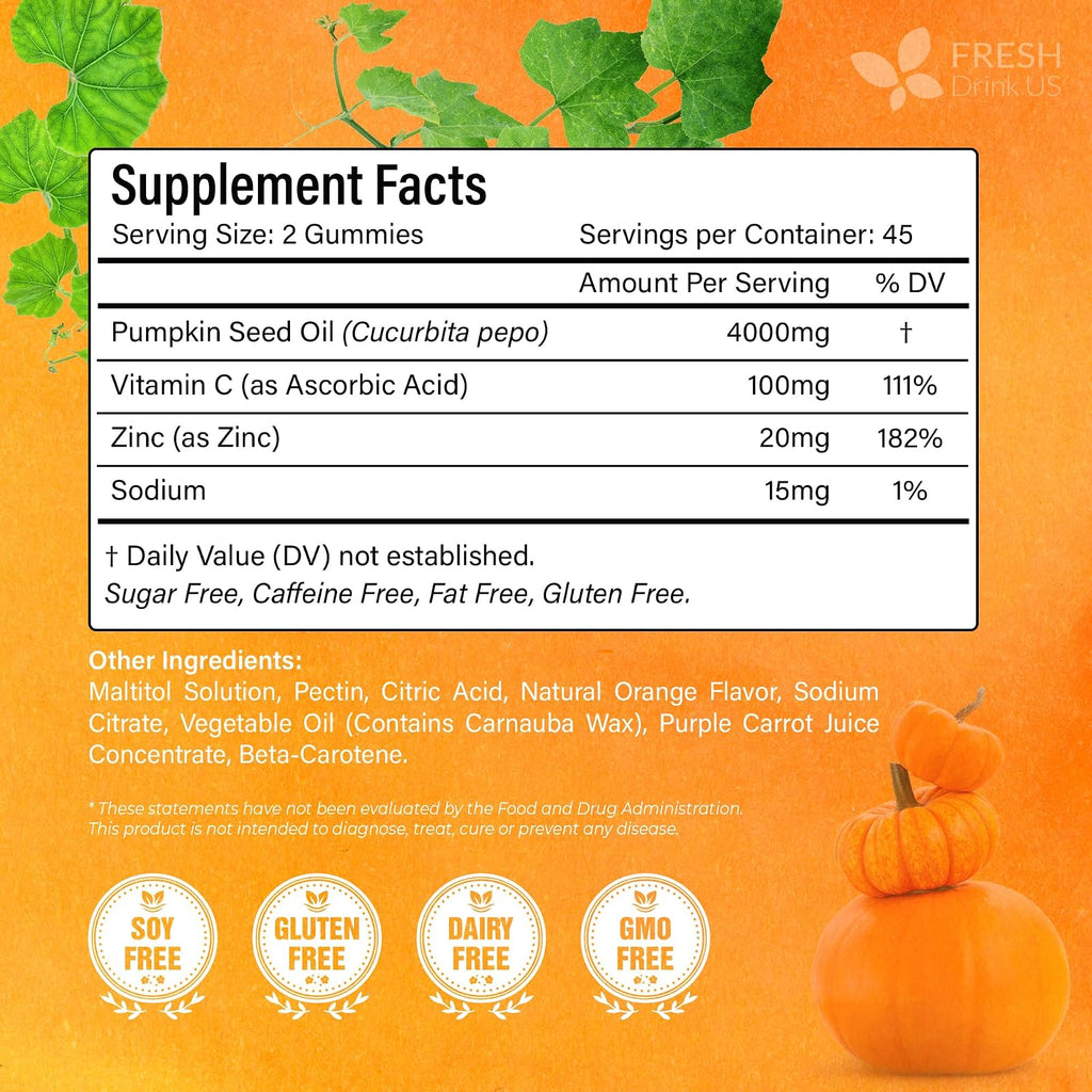 nutritious pumpkin seed oil supplement