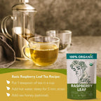 nutritious red raspberry leaf beverage