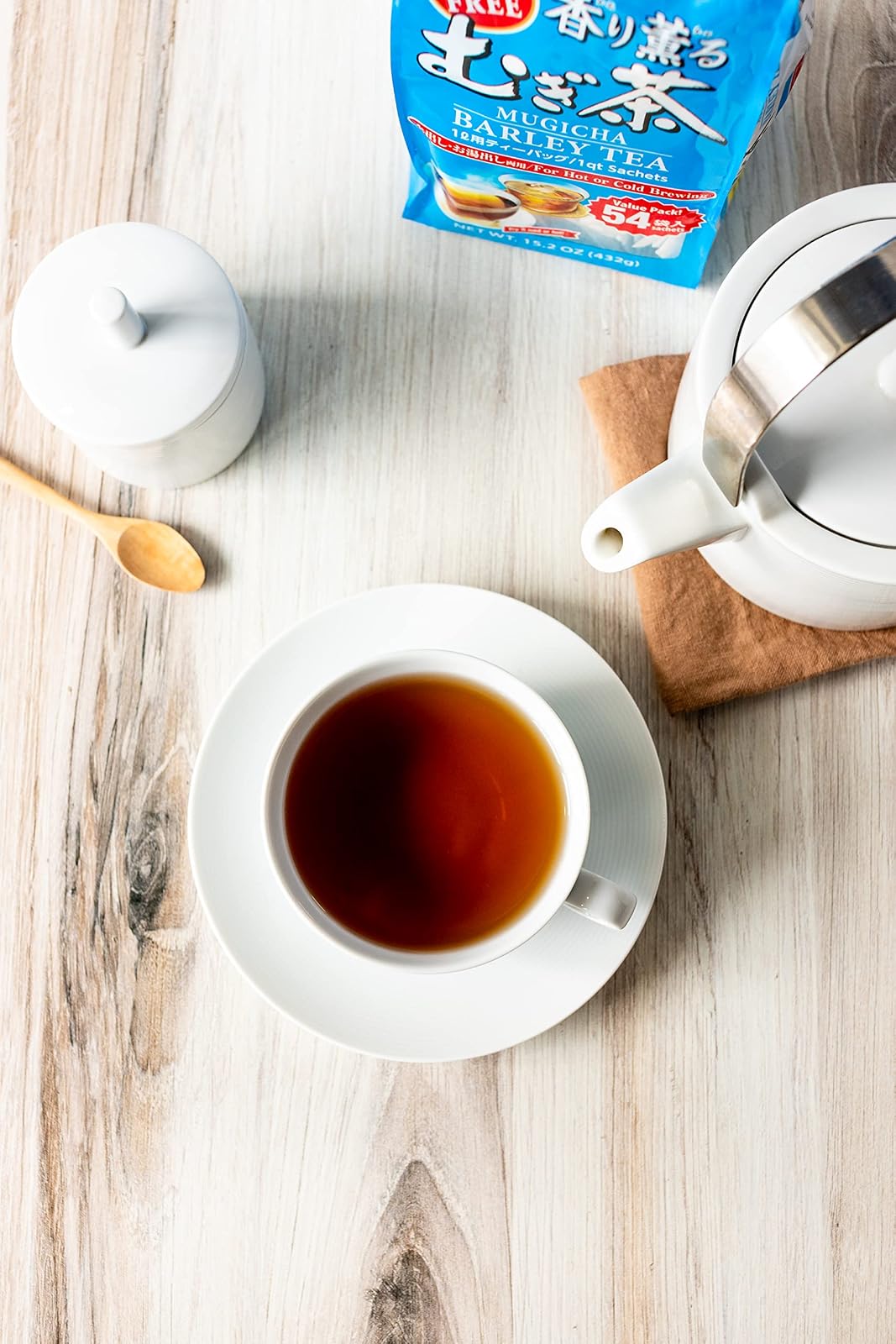 nutritious roasted barley tea infusion