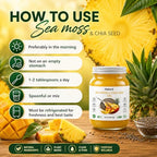 Nutritious sea moss gel for smoothies