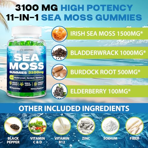 nutritious sea moss gummies for energy