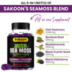 nutritious sea moss gummy supplements