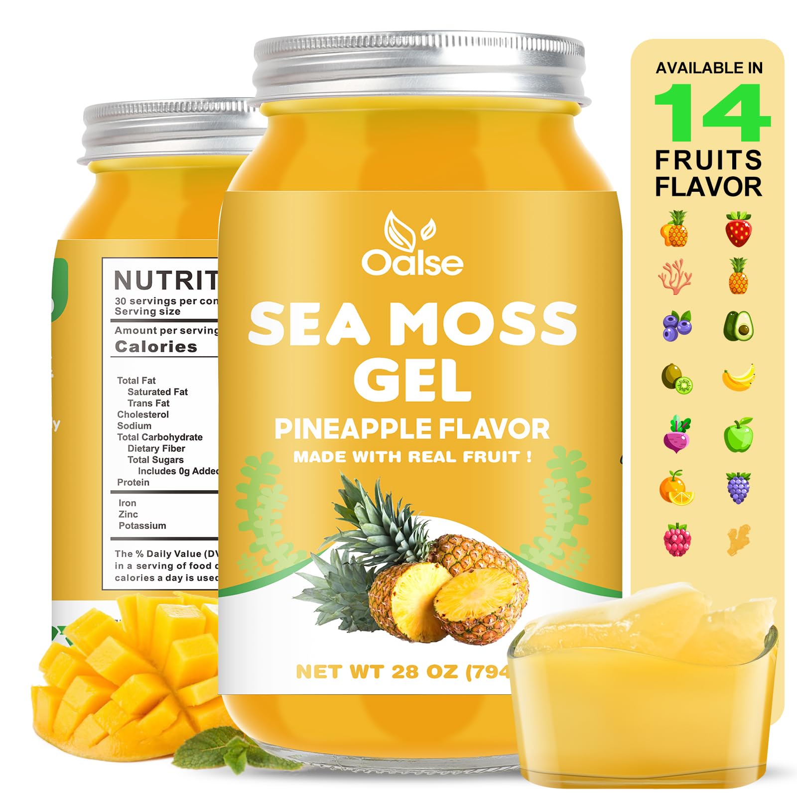 nutritious sea vegetables gel