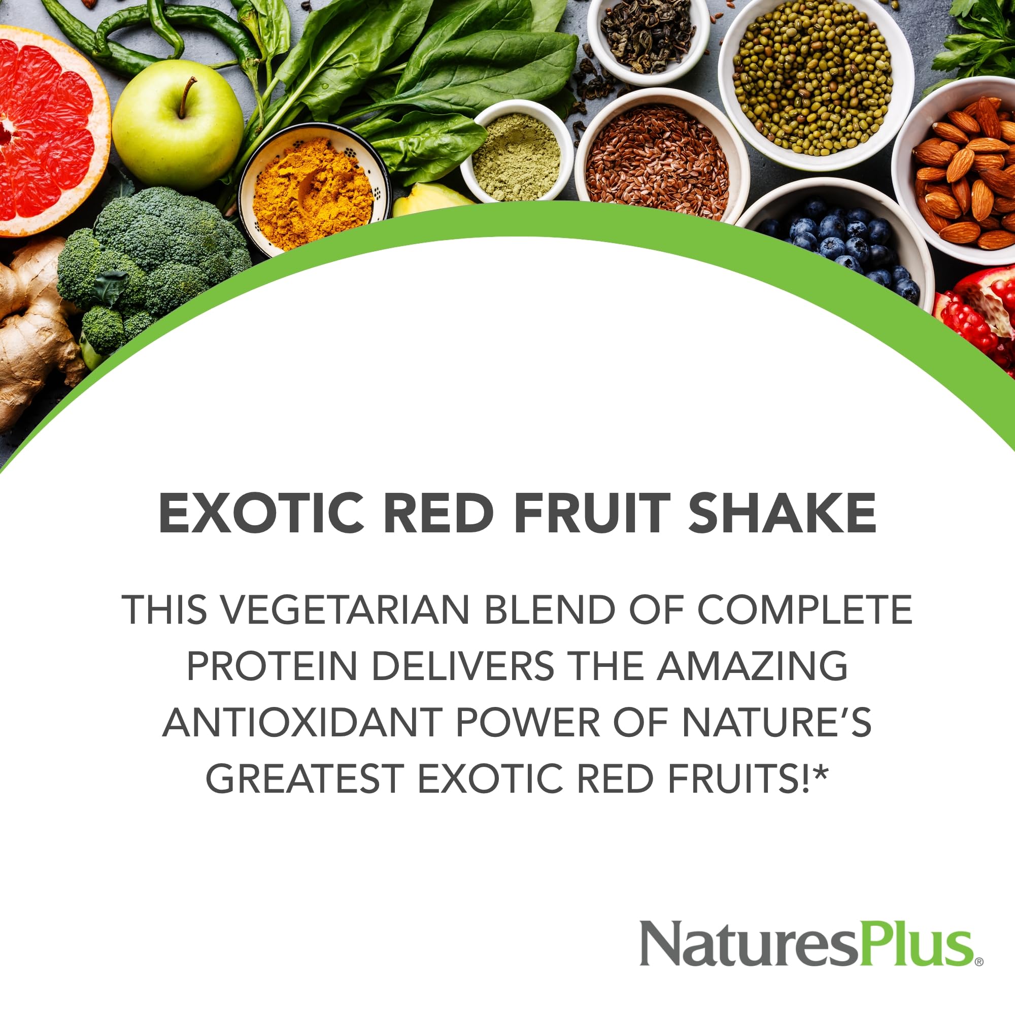 nutritious shake with 13g plant protein