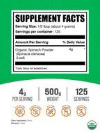 nutritious spinach powder for smoothies