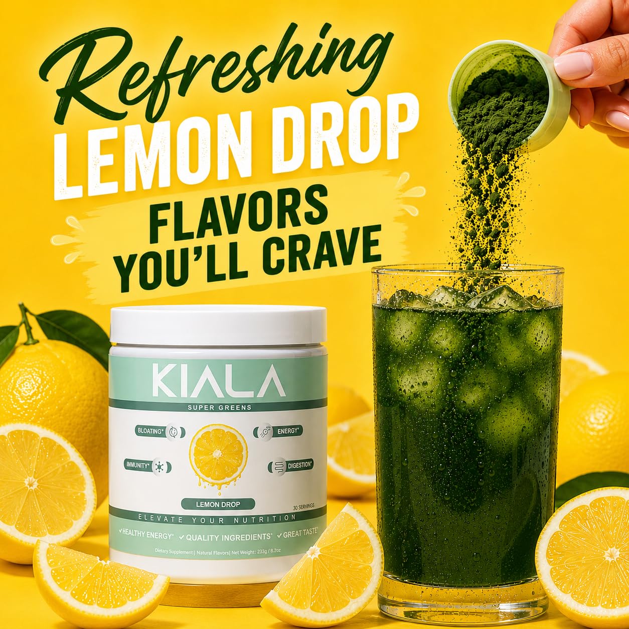 nutritious spirulina & chlorella blend