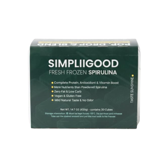 nutritious spirulina cubes for smoothies