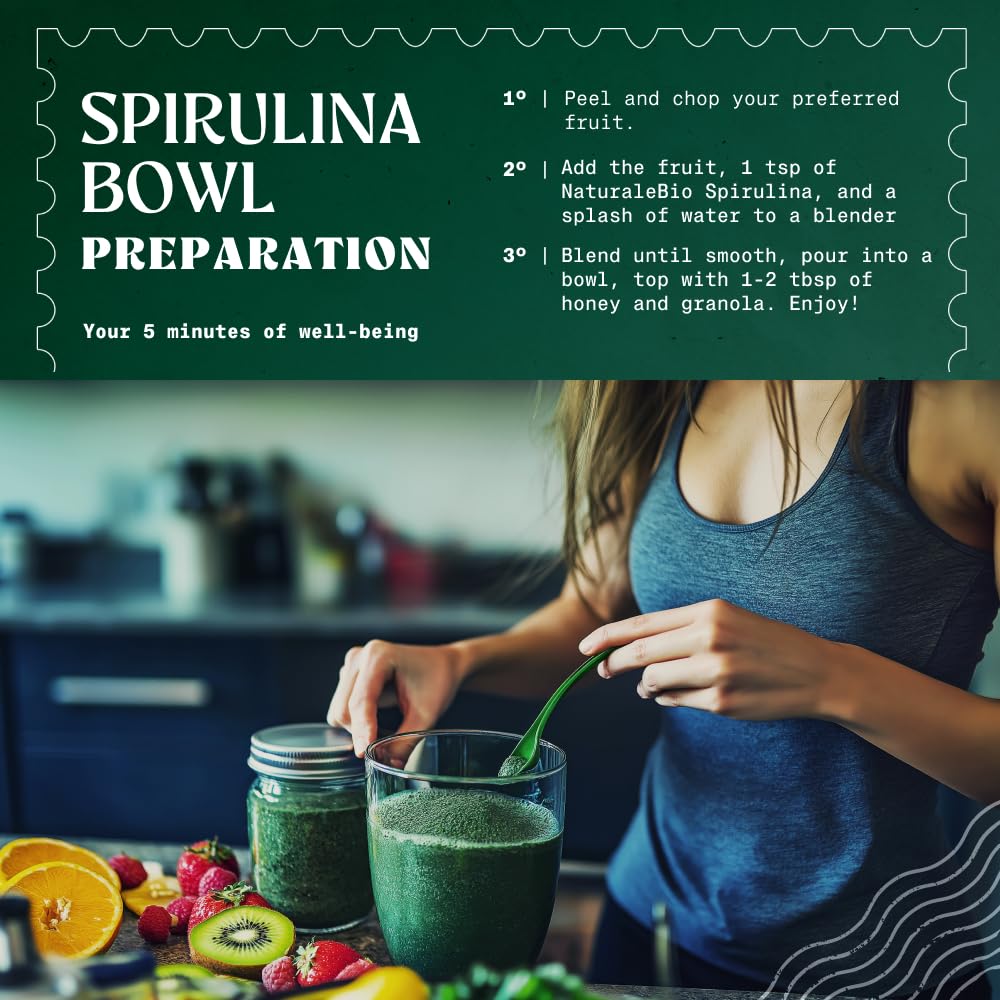 nutritious spirulina for energy boost
