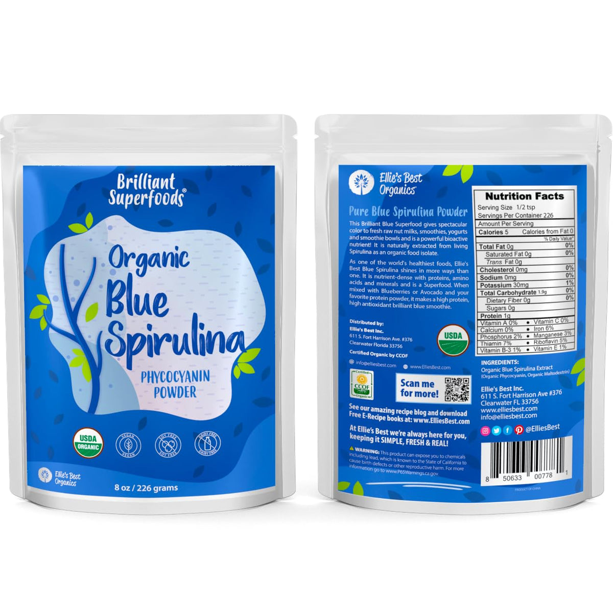nutritious spirulina for smoothies