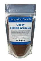 Nutritious spirulina granules for aquariums