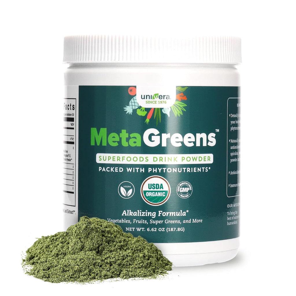 nutritious spirulina green powder supplement