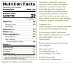 nutritious spirulina powder for energy