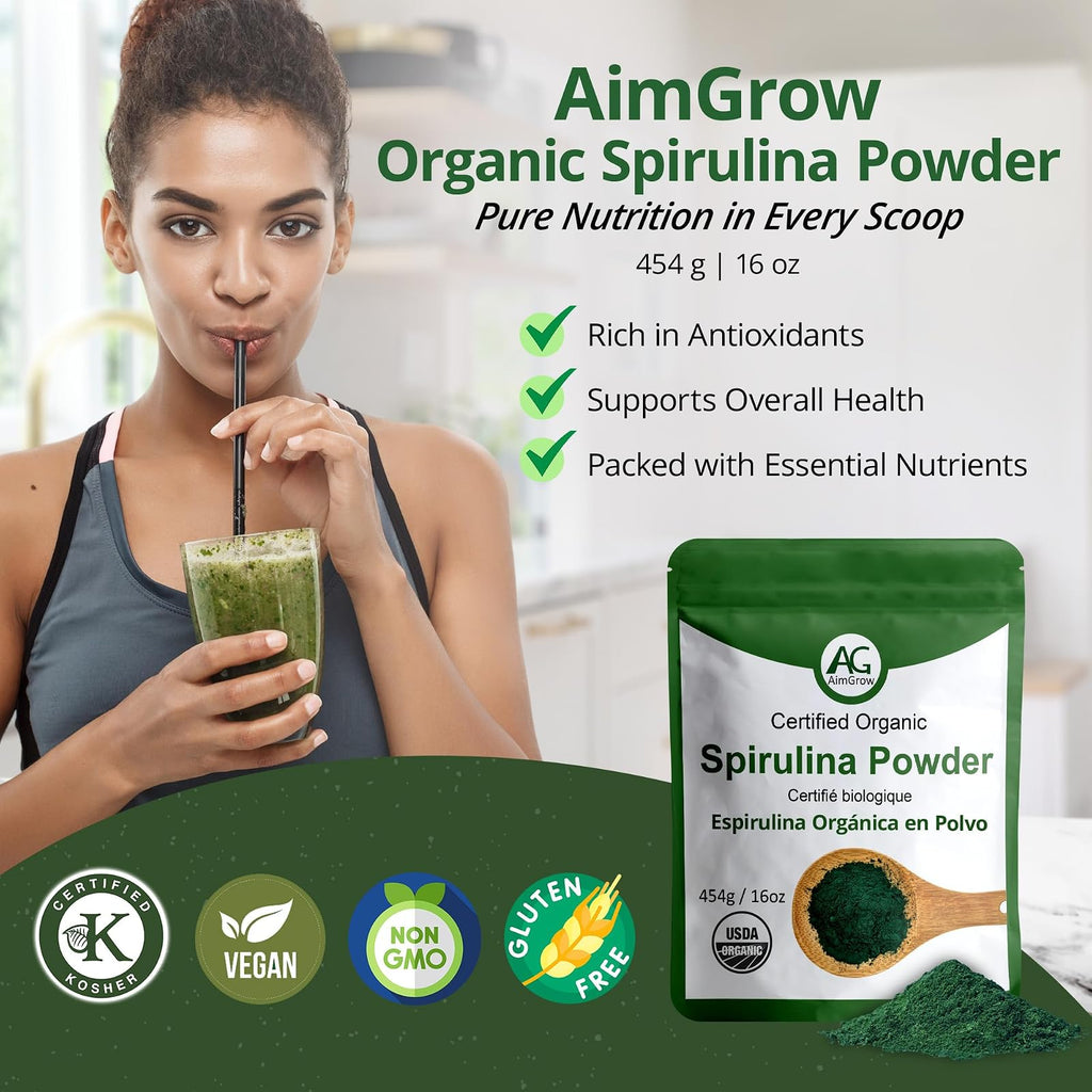 nutritious spirulina powder for energy