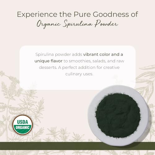nutritious spirulina powder for energy