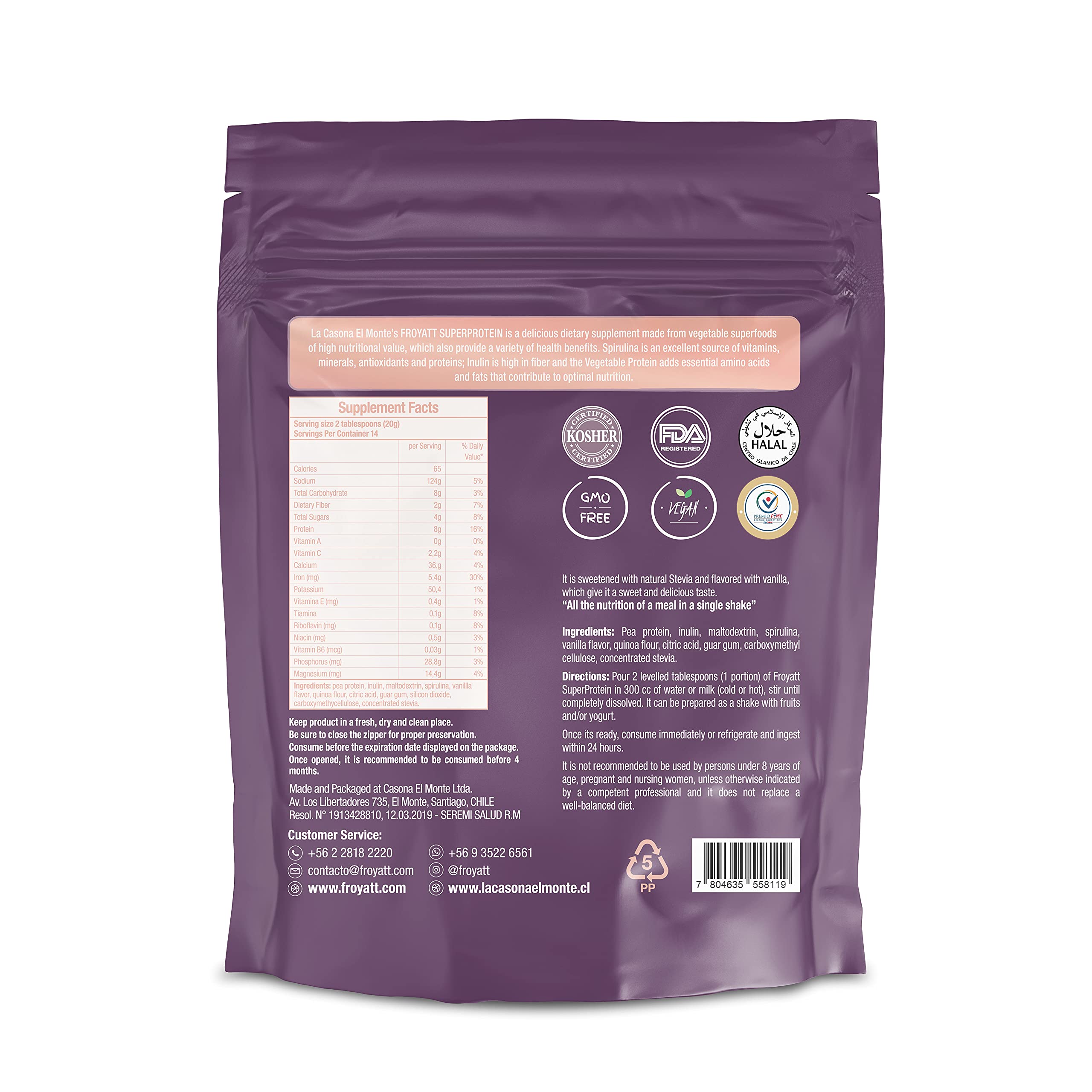 nutritious spirulina powder for smoothies