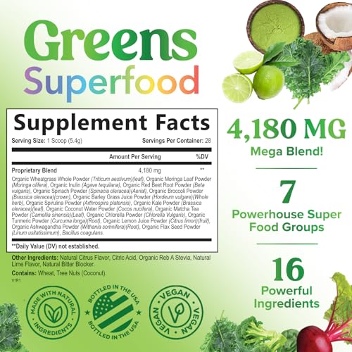 nutritious spirulina smoothie mix