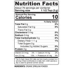 nutritious spirulina superfood for energy