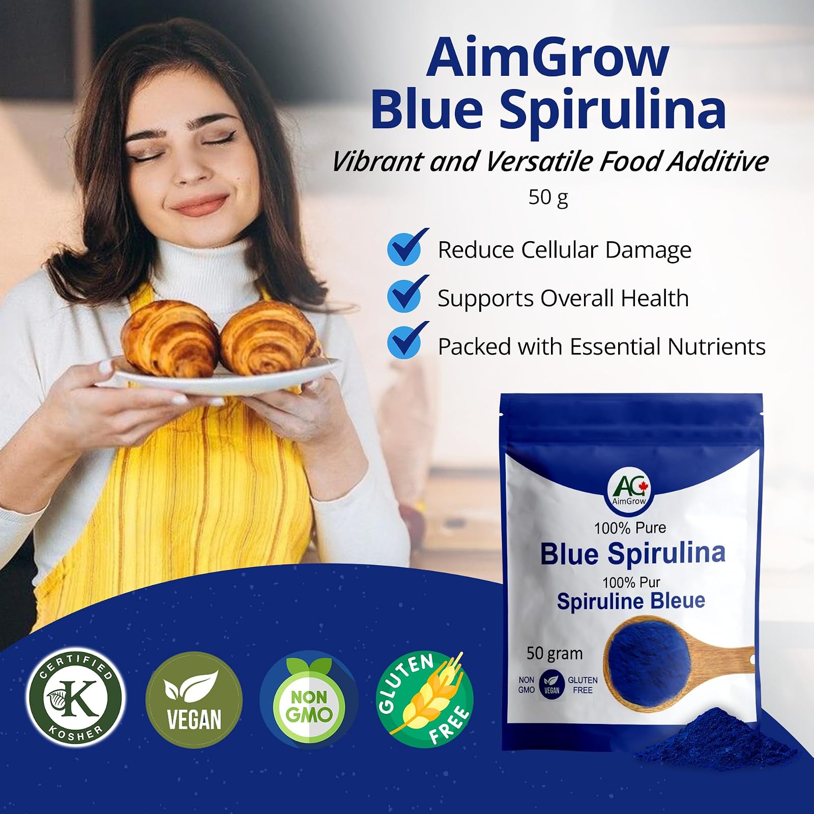 nutritious spirulina superfood supplement