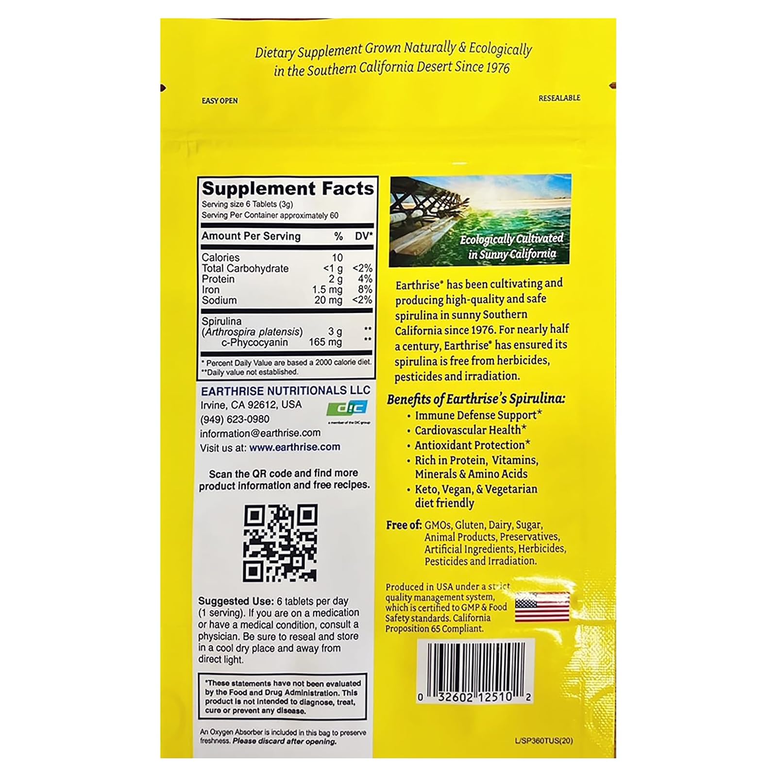 nutritious spirulina superfood supplement