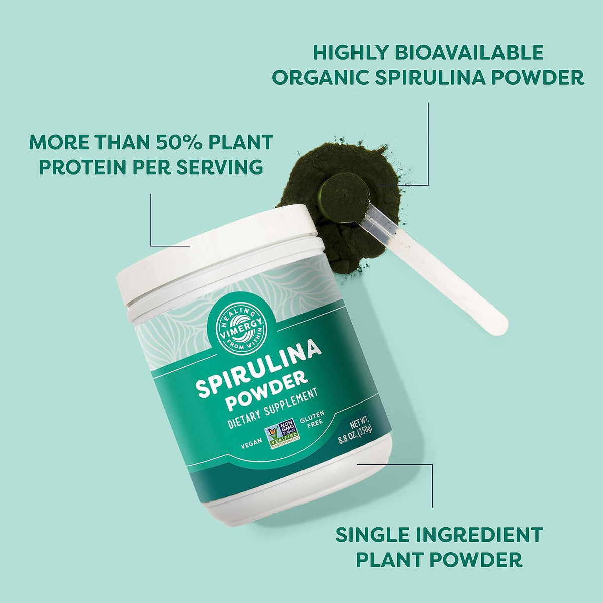 Nutritious spirulina supplement for wellness