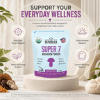 nutritious Super 7 mushroom powder