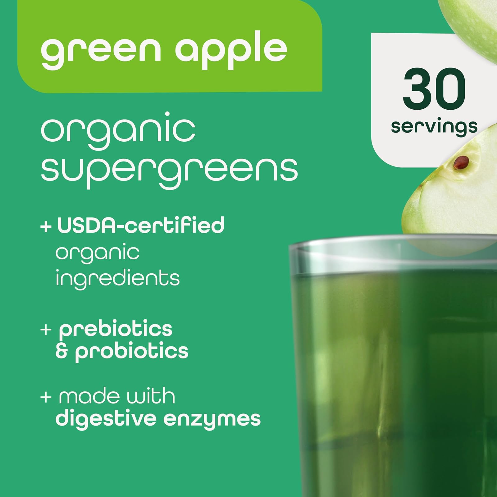 nutritious super greens powder blend